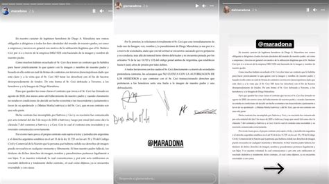 Duro Comunicado De Los Hijos De Diego Maradona Contra Stéfano Ceci Por