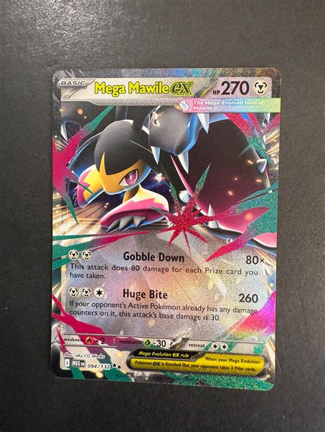 Mega Mawile Ex 094132 Ultra Rare Mega Evolution Jab Games13