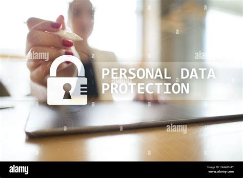 Personal Data Protection Cyber Security And Information Privacy GDPR Stock Photo Alamy