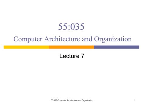 Cache Memory