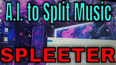 Spleeter Music Separate Software With Python Memory Issue Youtube