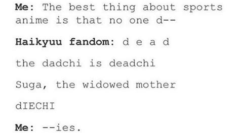 Discover 33 Deadchi Memes And Haikyuu Ideas Haikyu Karasuno Sports Anime And More