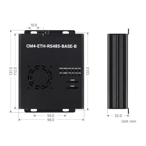 Waveshare Rs485 And Dual Ethernet Module For Raspberry Pi Cm4 Ws 22555