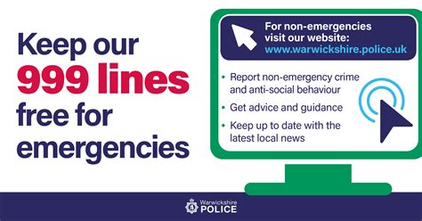 Telephony Issue Affecting 101 Calls Warwickshire Police