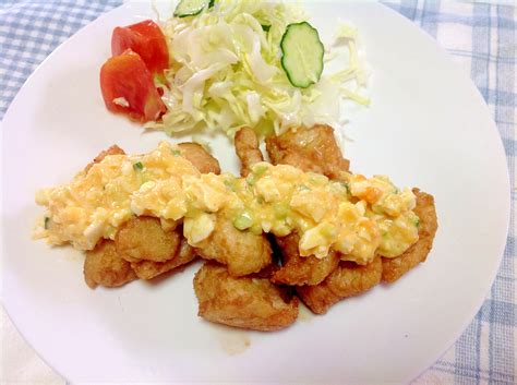 ノンフライヤーで♪我が家のチキン南蛮♪ レシピ・作り方 By Simakis 楽天レシピ