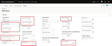 How To Use Asset Leasing In Dynamics 365 Finance And Operations Encore Business Solutions