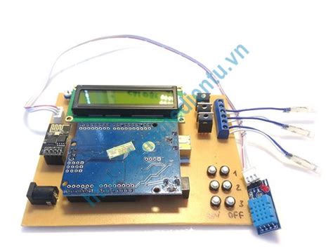 Mạch điều Khiển Thiết Bị Và Giám Sát Nhiệt độ Qua Internet Dùng App Blynk