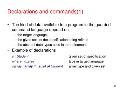 Ppt Understanding Guarded Command Language In Algorithm Design