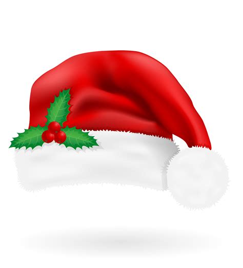Christmas Red Hat Santa Claus Vector Illustration 514821 Vector Art At