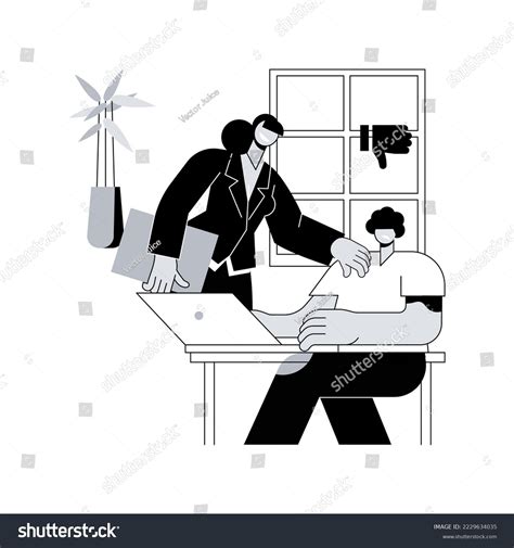 Sexual Harassment Abstract Concept Vector Illustration Stock Vector