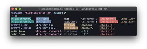 GitHub Joshjon Bliss Dircolors A Delicate Dircolors Theme For Ls
