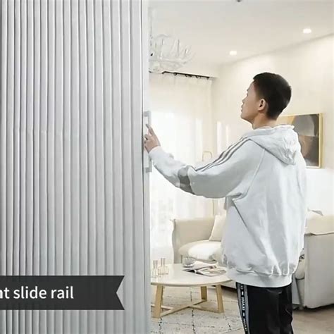 Pvc Sliding Partition Wall Accordion Folding Door Temporary Door For