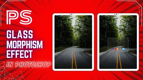 Glass Morphism Effect Photoshop Tutorial Master The Trendy Design