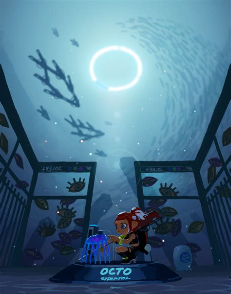 Octoling Player Character Octoling Girl Agent 8 And C Q Cumber