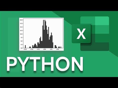 S P 500 Daten Auswerten Histogramm Erstellung Mit Python Excel YouTube