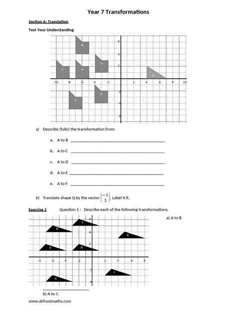 yr7 transformations pdf geometry mathematical physics