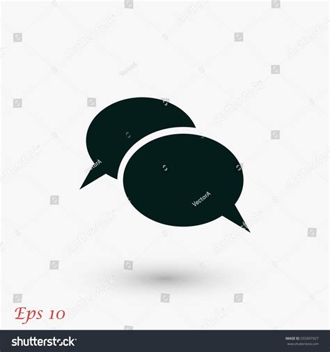 Flat Icon Communication Flat Design Best Stock Vector Royalty Free 555997927 Shutterstock