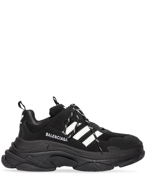 Balenciaga 발렌시아가 X 아디다스 트리플 S 스니커즈 Farfetch