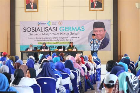 Sosialisasi Germas Muhammad Rizal DPR RI Sebut Pentingnya Kesehatan Masyarakat Menuju Indonesia