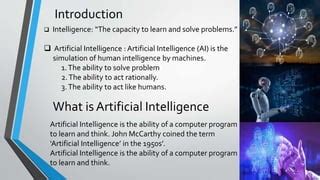 Can artificial intelligence replace human intelligence | PPT