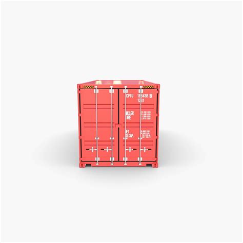 20ft Shipping Container Hmm V2 3d Model By Dragosburian