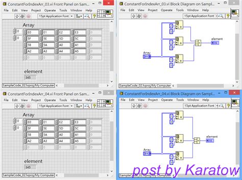 Labview 的深入研究 原創 Consider Constants For Index Array