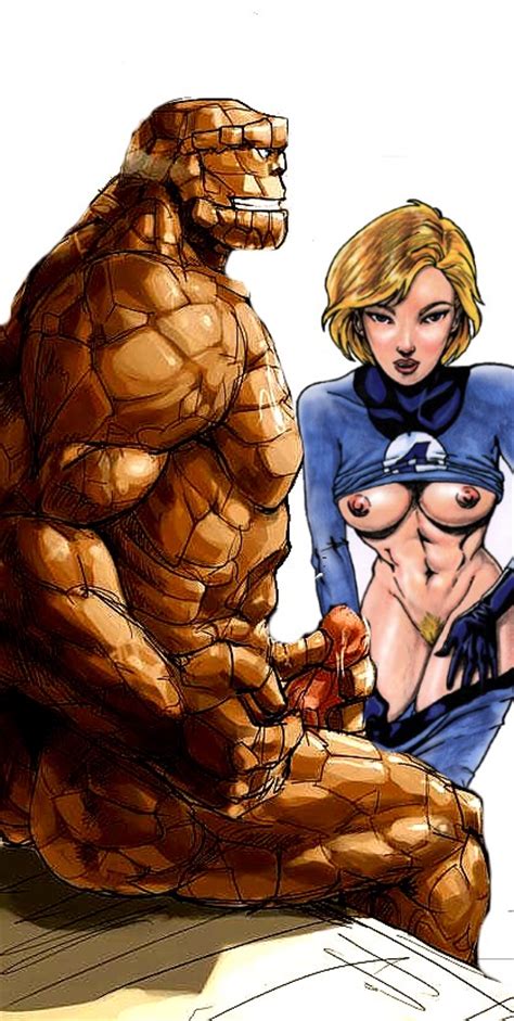Rule 34 Ben Grimm Edit Fantastic Four Female Human Invisible Woman