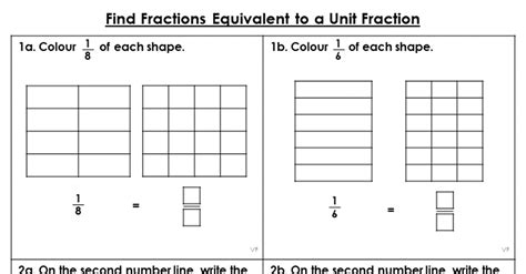 Find Fractions Equivalent To A Unit Fraction Varied Fluency Classroom Secrets Classroom