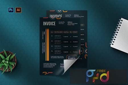Matrix Invoice Template QBPR3F9 FreePSDvn