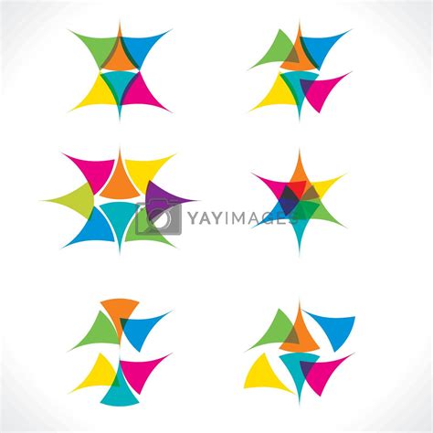 Abstract Colorful Icon Design Vector By Vectoraart Vectors