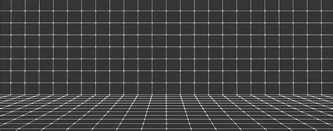 Premium Vector 3d Wireframe Room Perspective Laser Grid A Template
