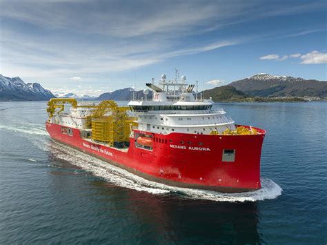 Nexans Aurora Goes Out On Sea Trial Ships Monthly