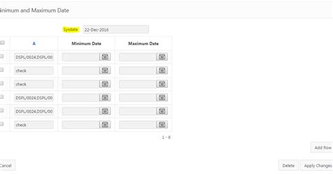 Oracle Masterminds Minimum Date And Maximum Date For A Date Picker In