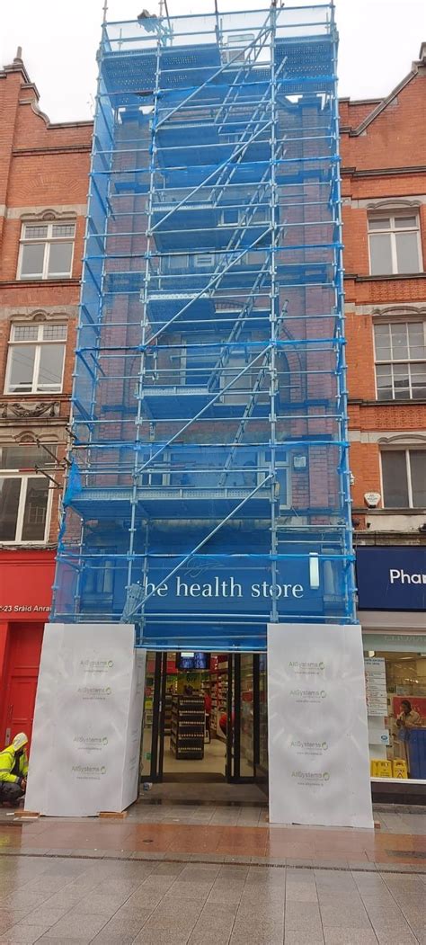 All Systems Commercial Fitouts On Linkedin Henrystreet Roofworks Scaffolding Safety Irish