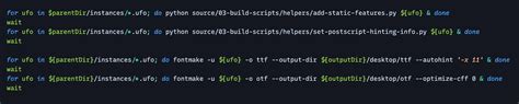 Can We Multithread Our Build Scripts Issue 294 Googlefonts