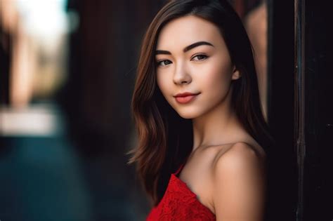 Premium Ai Image Cropped Shot Of A Beautiful Young Woman Wearing A