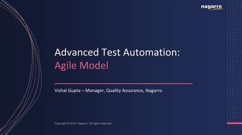 Advanced Test Automation Agile Model Ppt