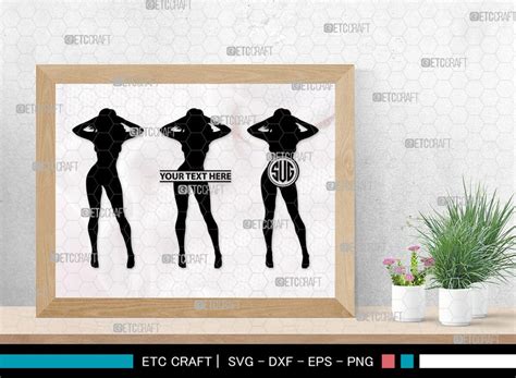 Sexy Woman Monogram Sexy Woman Silhouette Sexy Woman Svg Sexy Lady
