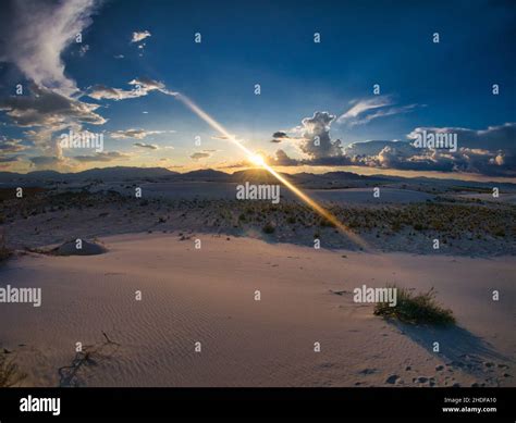 Sunset White Sands National Monument Sunsets White Sands National