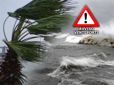 Avviso Meteo Tra Poco Burrasca Forte Di Vento La Protezione Civile Ha