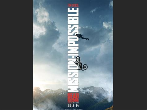 Mission Impossible The New Dead Reckoning Part One Movie Poster Is