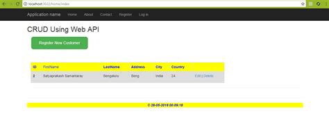 CRUD Using ASP NET Web API In MVC Part Ten