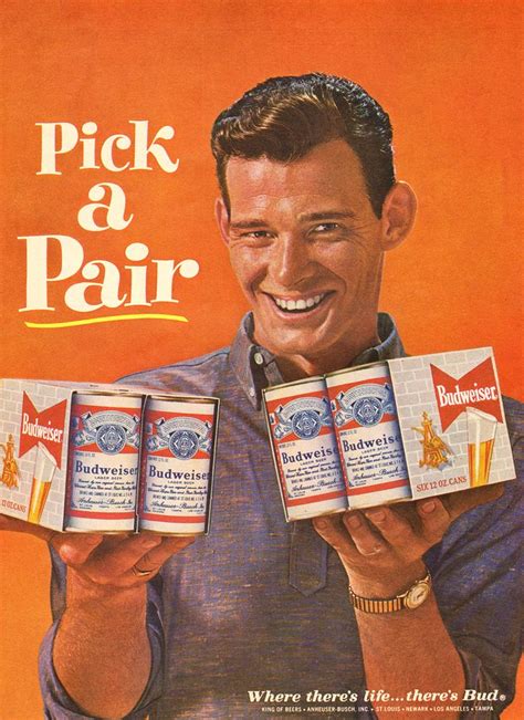 Budweiser 1962 Beer Ad Budweiser Beer Budweiser