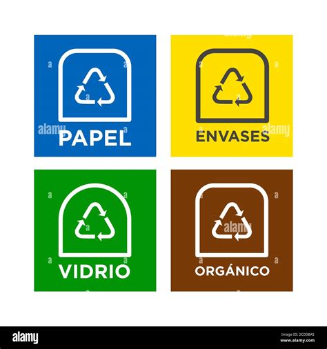 Símbolos De Reciclaje De Envases Fotografías E Imágenes De Alta