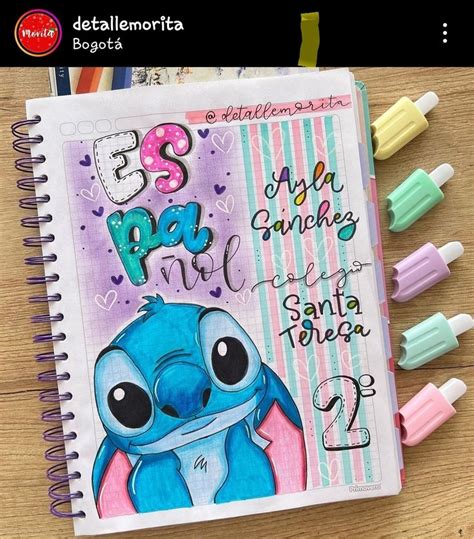 Ideas decoración cuadernos Arte de escritura a mno Formas de marcar