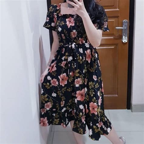 Jual Amy Sling Dress Dres Wanita Best Seller Shopee Indonesia