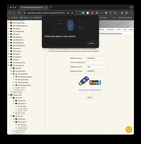 fido2 and passkeys authentication with openotp rcdevs main website
