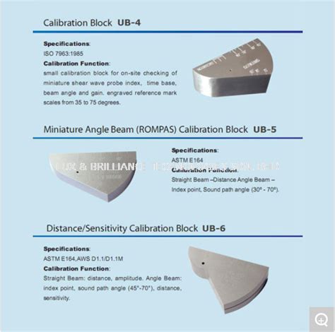 Ultrasonic Test Blocks Pride Instrument Ndt Inspection Testers