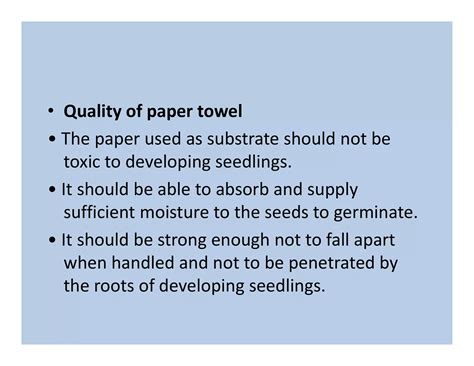Seed Physical Purity And Germination Tests Pdf