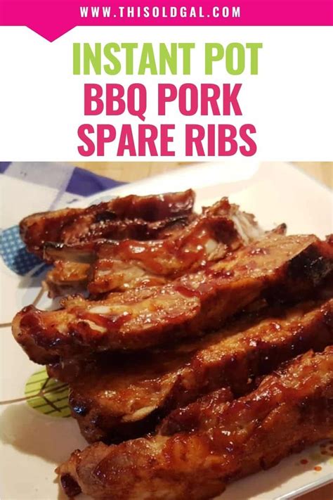 Instant Pot Bbq Pork Spare Ribs Pork Spare Ribs Pork Spare Ribs